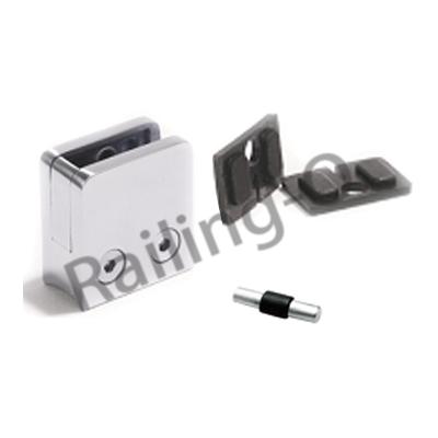China Small Square Glass Holder 45×45×28mm For 6-12.76mm Panels QH200.28P for sale