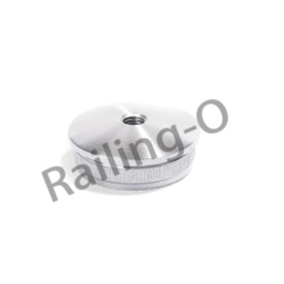 China M8 Solid Stainless Steel End Cap Handrail Tube 2MM Stainless Steel Pipe Cap for sale