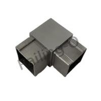 China Square 90 degree connector for handrail tube for sale