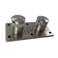 China 50mm OD Glass-Wall Holder Φ50 AISI304/316 Satin/Mirror for 12mm Glass Panels QM200.5030 for sale