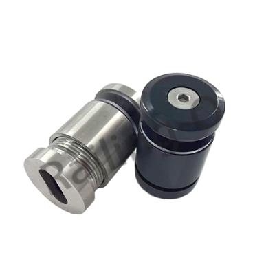 China 40mm OD Glass-Wall Holder Φ40 AISI304/316 Satin/Mirror for 16-20mm Glass Panels QME4030 for sale