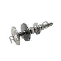 China 60mm OD Glass-Wall Holder Φ60 H150 AISI304/316 Satin/Mirror for Heavy Glass Panels QME060.14 for sale
