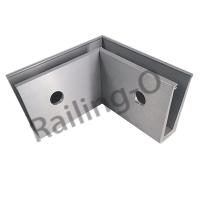 China Wall Corner Bracket 200×200 Inner Outer AISI304 316 Satin Mirror Finish AC002 for sale
