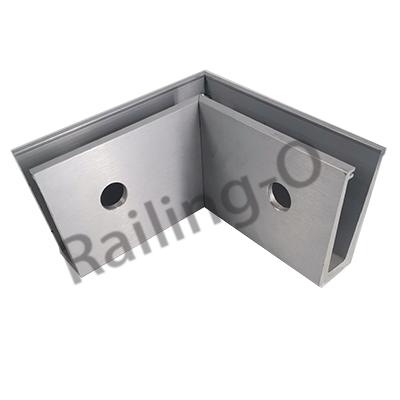 China Wall Corner Bracket 200×200 Inner Outer AISI304 316 Satin Mirror Finish AC002 for sale