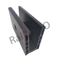 China Stainless Steel 304/316 Floor Mounted Corner Fitting 200mm 90° with 45° Chamfer for Handrail Systems A004 for sale
