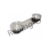 China Double Weld-On Bracket 10-12mm Glass for sale