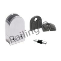 China 63MM Stainless Steel Glass Clamp AISI304 316  D Shape Glass Holder Plate for sale