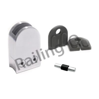 China 63MM Stainless Steel Glass Clamp AISI304 316  D Shape Glass Holder Plate for sale