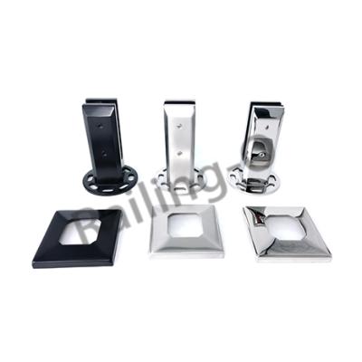 China Square Stainless Steel Spigot Surface Mounted Seamless  Balustrade Spigot for sale