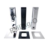 China SS304 SS316 Stainless Steel Spigot Square Glass Balustrade Spigots Mirror Brushed for sale