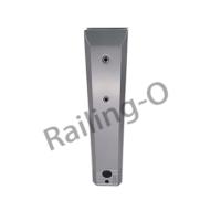 China SS304 SS316 Stainless Steel Spigot Square Glass Balustrade Spigots Mirror Brushed for sale