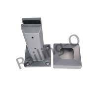 China Duplex Pool Stainless Steel Spigot Glass Railing H182mm 17.14mm Glass for sale