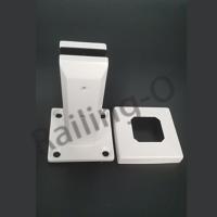 China Duplex Pool Stainless Steel Spigot Glass Railing H182mm 17.14mm Glass for sale