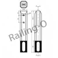 China SPIGOT SQUARE CORE DRILLED 286MM for sale