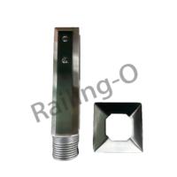 China Balustrade Glass Railing Spigot H240MM Matt Black Finish Glass Pool Fencing Spigots for sale