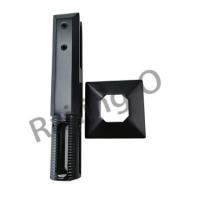 China 2205 Duplex  Balustrade Spigot Square Core Drilled 280mm For Glass Railing for sale