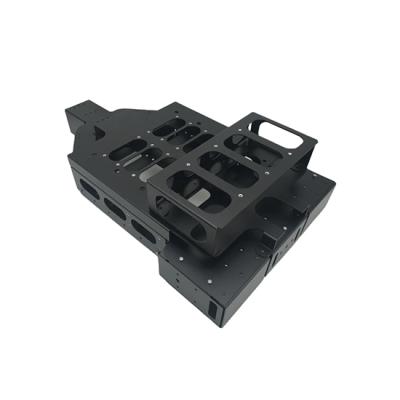 China Custom Black Anodized Sheet Metal case Sheet Metal Fabrication Parts for sale