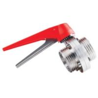 China Duckbill male threaded butterfly valve for sale