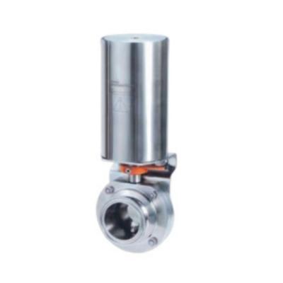 China Hygienic pneumatic butterfly valve for sale