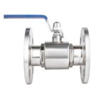 China Hygienic flange ball valve for sale