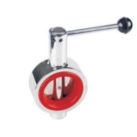 China Hygienic food butterfly valve for sale