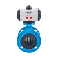 China D641X-16P Pneumatic flange butterfly valve for sale