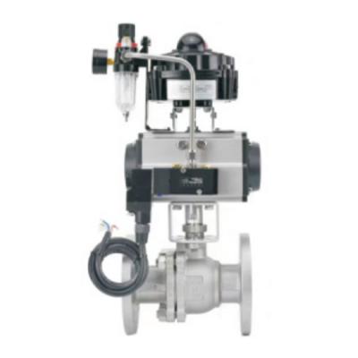 China ZSHO-16P High temperature steam explosion-proof pneumatic ball valve for sale