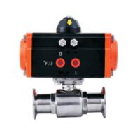 China Q681F-16P Pneumatic quick installation ball valve for sale
