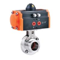 China D671X-16P Pneumatic quick release butterfly valve for sale