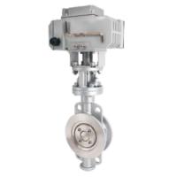 China D973W-16P Electric hard seal wafer butterfly valve for sale