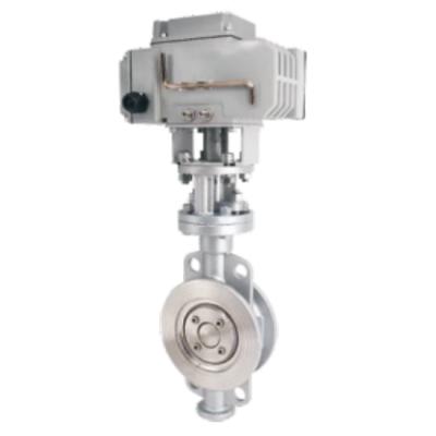 China D973W-16P Electric hard seal wafer butterfly valve for sale