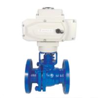 China D971X-16Q Electric fluorine lined ball valve for sale