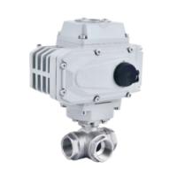 China Q614-16P Electric three-way ball valve for sale
