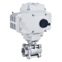 China Q961F-16P Screw thread three piece ball valve for sale
