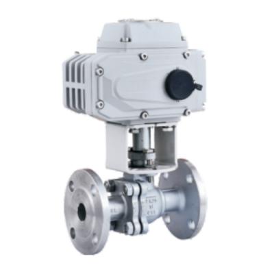 China Q941F-16P Electric flange ball valve for sale