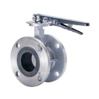 China Q41W-16P Handle flange butterfly valve for sale