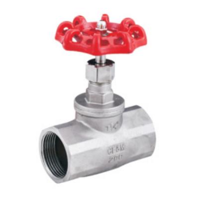 China J11W-16P Stainless steel female thread globe valve for sale
