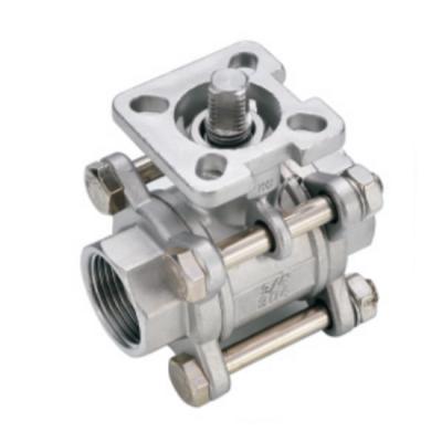 China Q11F-16P three-piece high platform ball valve for sale