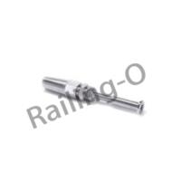 China Angle Adjustable Cable Railing Fitting For Corner Posts 4 - 5mm D16 L105 Satin Mirror for sale