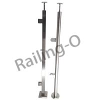 China Railing Post System Precision Engineered 316  304 Wire Railing Post for sale