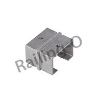 China H6mm  Stainless Steel Slot AISI 304 316 Handrail Straight Tube Connector for sale