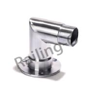 China 90 Degree Base Elbow 85×42.4 H85 AISI304 316 Satin Mirror For Handrail Post for sale