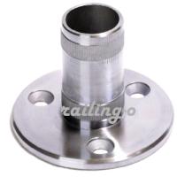 China Floor Mount Round Base Plate Flange D90×33.7 To 120×48.3 H55MM 85MM for sale