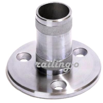 China Floor Mount Round Base Plate Flange D90×33.7 To 120×48.3 H55MM 85MM for sale