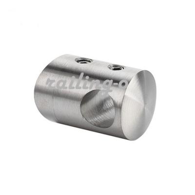 China Through Hole Crossbar Holder Flat Surface Bar Fixing Bracket 14mm - 16mm for sale