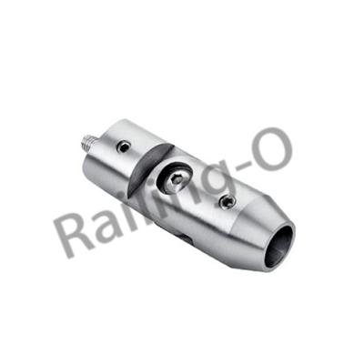 China Tube Mounted Cross Bar Holder 12mm 33.7 - 48.3 For Balustrade for sale