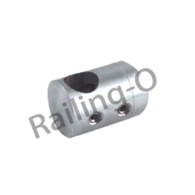 China Stainless Steel Bar Cross Connector Balustrade Cross Pipe Fitting For Sheet System for sale