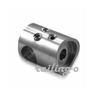 China 10 - 14mm  Crossbar Holder 48.3MM Mirror  Through Hole Holder Triple Screw Locking for sale