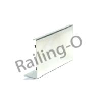 China Stainless Steel 304/316 Ground Fixed Base Shoe Channel A008 for Frameless Glass Balustrade Railing Systems A008 for sale