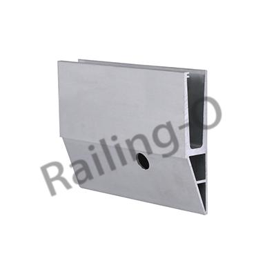 China Floor Mounted  Base Channel AISI 304 316 Glass Panel Support for sale